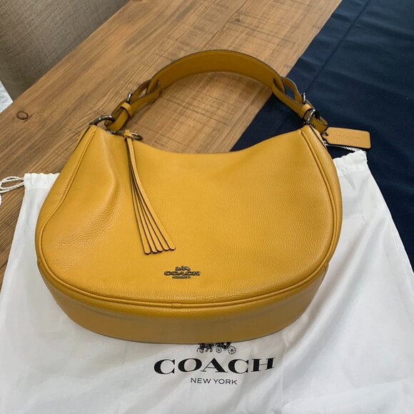 Coach | Bags | Coach Yellow Hobo Purse | Poshmark